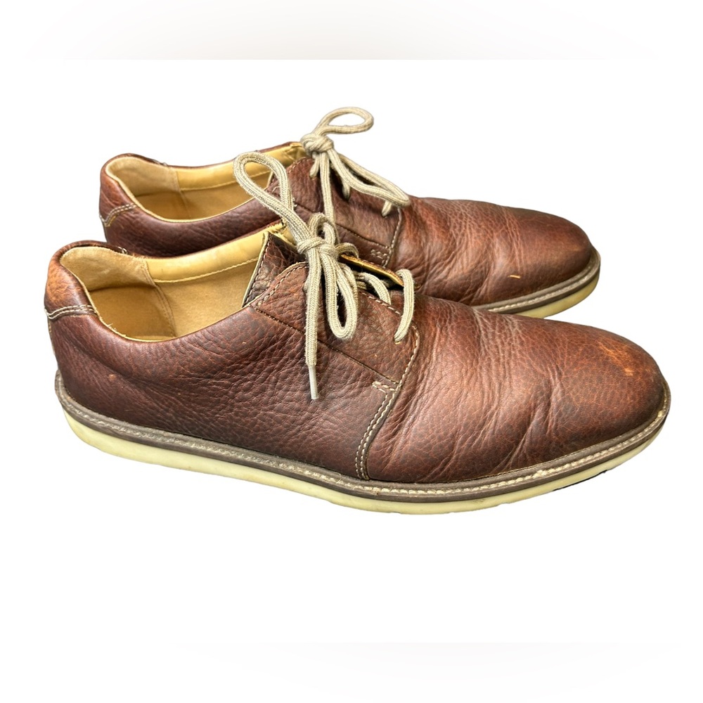 Clarks Mens Ultimate Comfort Brown Leather Tan With T… - Gem